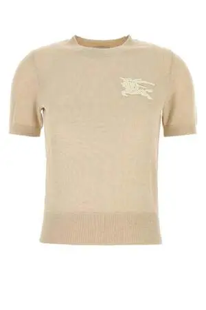 BURBERRY Burberry Women Sand Wool Blend Sweater