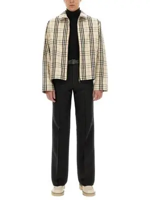 Burberry Vintage Check Jacket - Cream