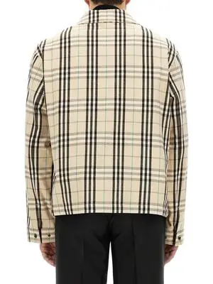 Burberry Vintage Check Jacket - Cream