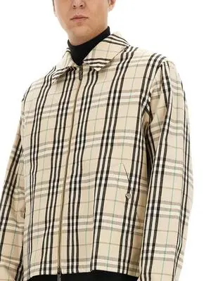 Burberry Vintage Check Jacket - Cream