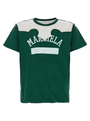 MAISON MARGIELA Western Patchwork' T-shirt - Green