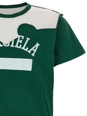 MAISON MARGIELA Western Patchwork' T-shirt - Green
