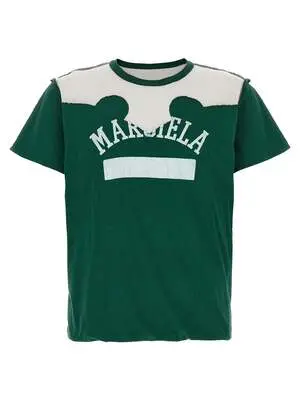 MAISON MARGIELA Western Patchwork' T-shirt - Green