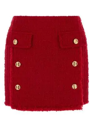 Versace Responsible Heritage Tweed Skirt - Multicolor