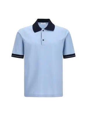 FERRAGAMO Short-sleeve Polo - Blue