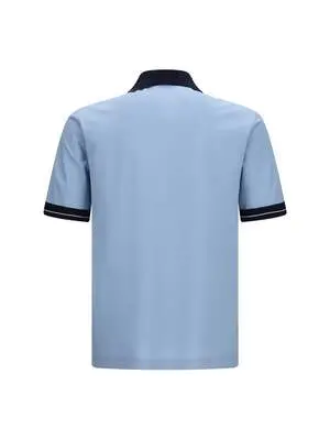 FERRAGAMO Short-sleeve Polo - Blue