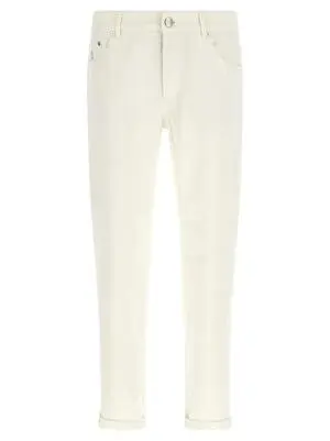Brunello Cucinelli Traditional Fit Jeans - White
