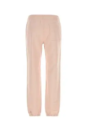Burberry Cotton Joggers With Logo - Pink