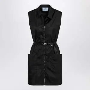 Prada Short Re-nylon Dress - Black