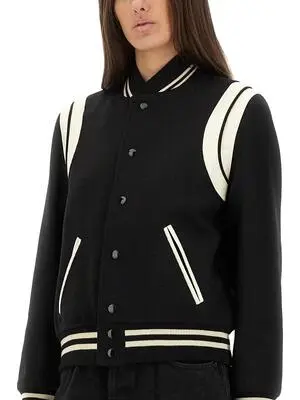 Saint Laurent Wool Teddy Jacket