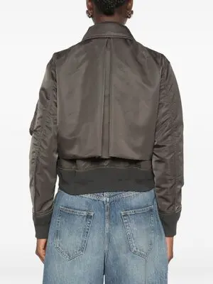 Sacai Paneled Zip-fastening Bomber Jacket - Multicolor