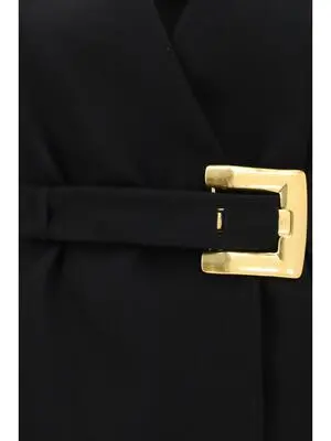 Balmain Grain De Poudre Belted Blazer