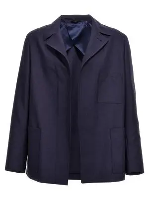 Fendi Half Belt Jacket - Blue