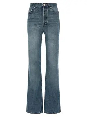 A.p.c. Romy Stonewashed Flare Jeans