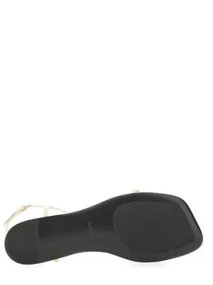 JIL SANDER Leather Sandal - Cream