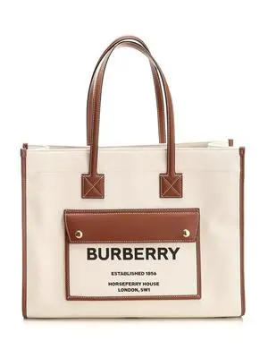 Burberry Burberry Women Medium Freya Tote Bag Cream