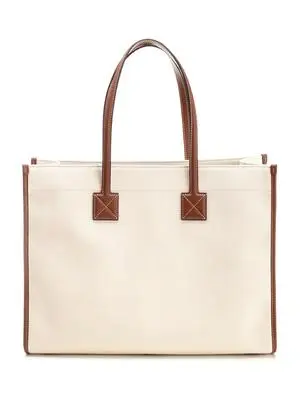 Burberry Medium Freya Tote Bag - Cream