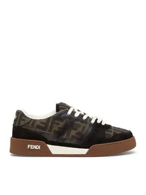 Fendi Match Lace-up Sneakers
