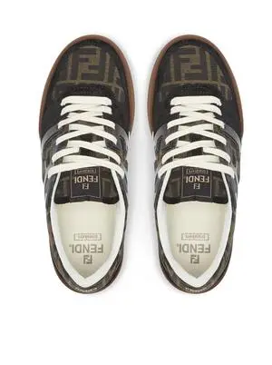 Fendi Match Lace-up Sneakers