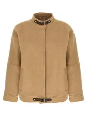 Max Mara Fascia Bomber Jacket - Cream