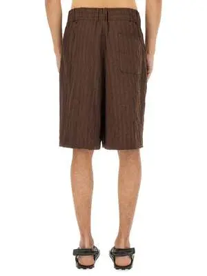 Dries Van Noten Short Pleated Shorts