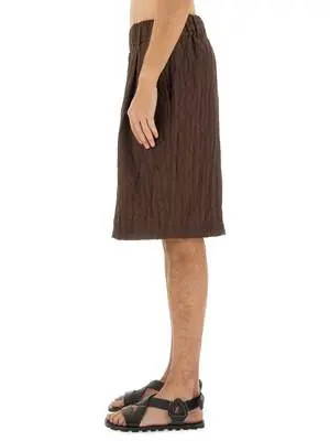 Dries Van Noten Short Pleated Shorts