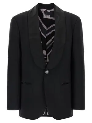 Emilio Pucci Labirinto' Single-breasted Blazer - Black