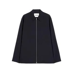 JIL SANDER Jackets Shirt Jackets - Blue