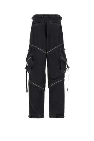 Off-White Cargo Denim Jeans - Multicolor
