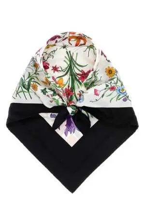Gucci Printed Silk Foulard - Multicolor