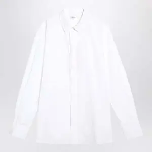 Saint Laurent Cassandre Shirt In Cotton - White