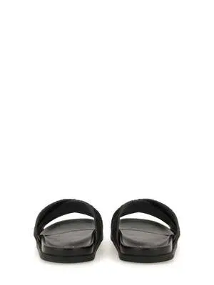 Gucci Sandal Slider With Gg Pattern