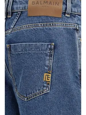 Balmain Straight Wide-leg Jeans