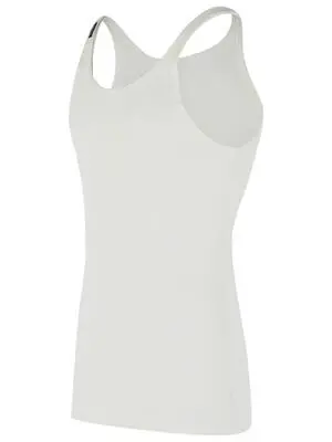 Dolce & Gabbana Ivory Cotton Tank Top - White