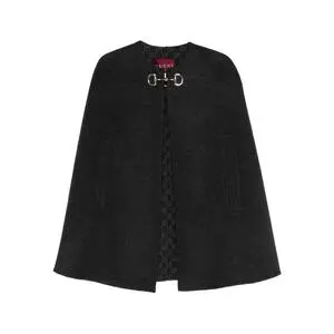 Gucci Grey Coats Capes - Gray