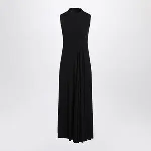 Balenciaga Sleeveless Long Dress - Black