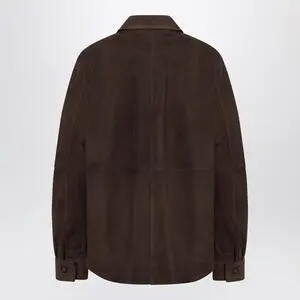 TOTEME Leather Shirt Jacket