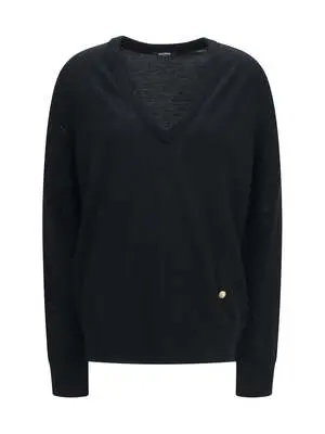 Balmain V Neck Sweaters For Women