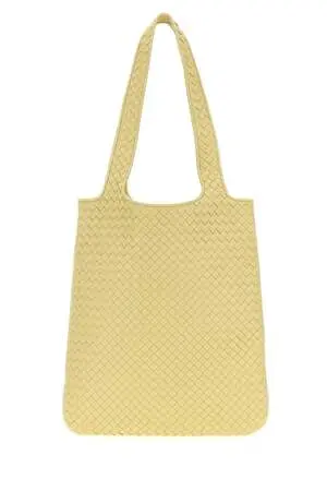 Bottega Veneta Leather Veneto Shoulder Bag - Yellow