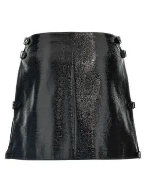 COURREGES Mini Multi Sangle Vinyl' Skirt