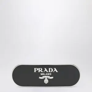 Prada Metal Hair Clip - Black