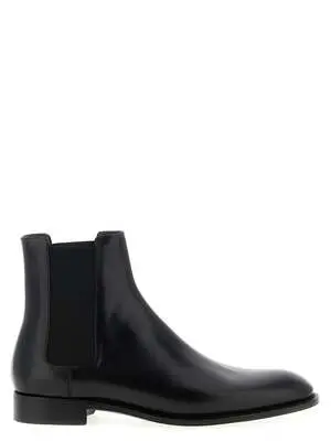 Saint Laurent Adrien' Ankle Boots - Black