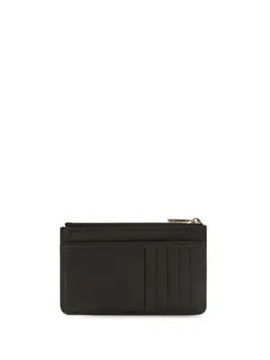 Dolce & Gabbana Leather Zip Card Holder