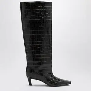 Toteme Croc Effect Boots For Women