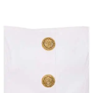 Balmain Buttoned Denim Top