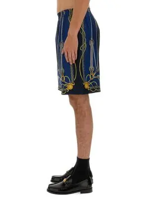 Versace Twill Bermuda Shorts - Multicolor