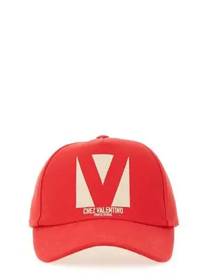 Valentino Garavani Chez Valentine Baseball Hat - Red