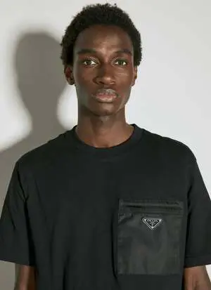 Prada Re-nylon Pocket Jersey T-shirt