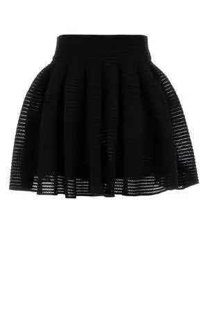 Alaïa Knit Mini Skirt - Black
