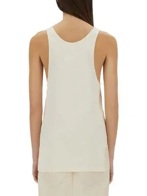 MAISON MARGIELA Logo Print Tank Top